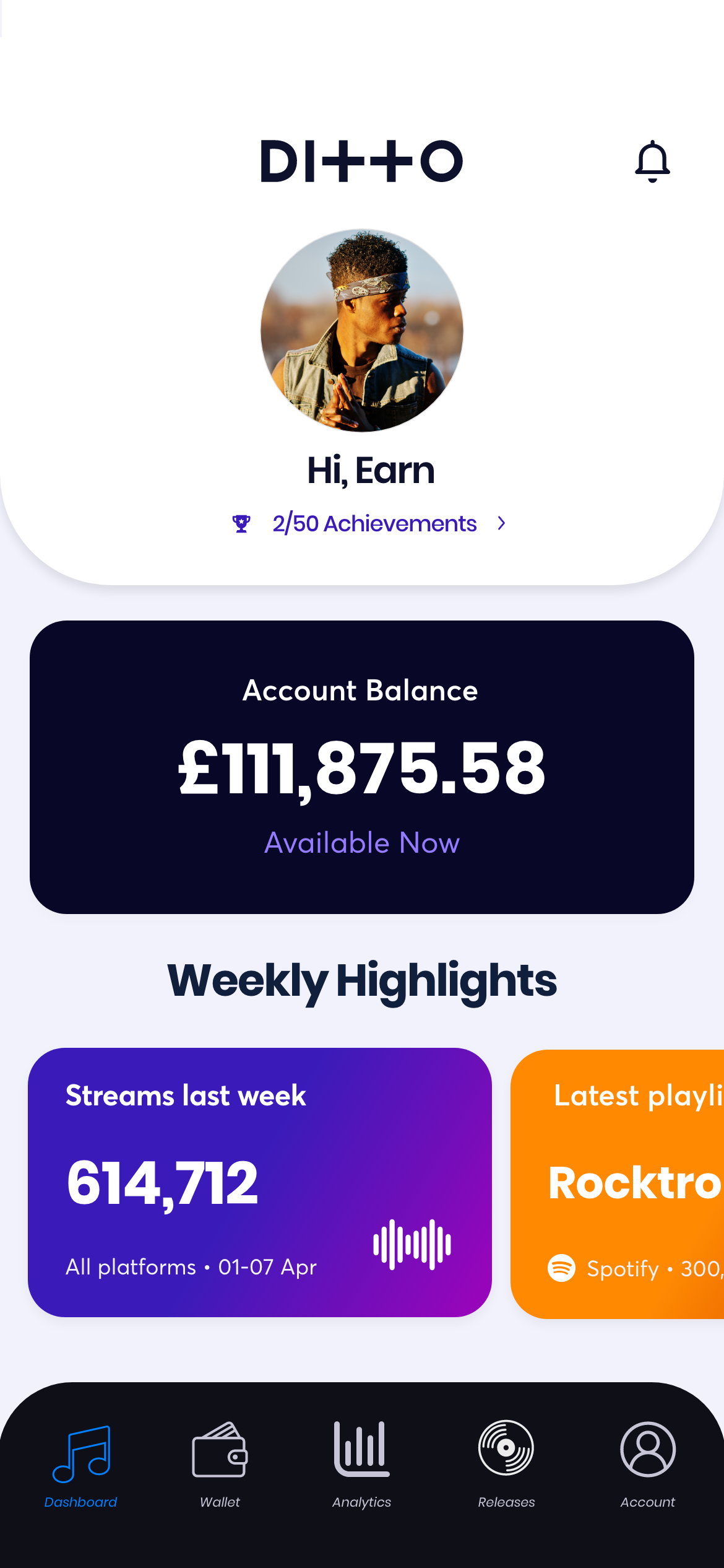 Download the Ditto Music App